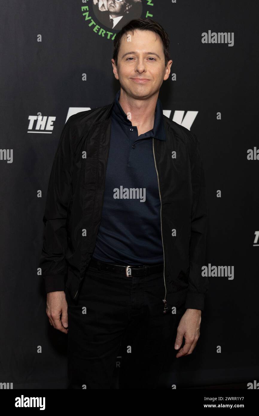 Hollywood, USA. 13th Mar, 2024. John Milhisser attends the arrivals of ...