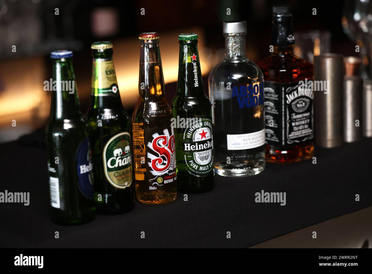 A selection of alcoholic drinks and beverages pictured at bars and ...