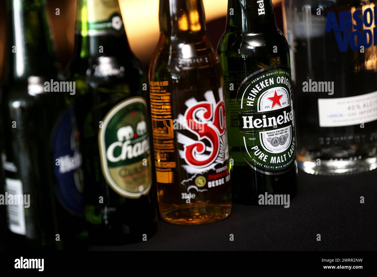 A selection of alcoholic drinks and beverages pictured at bars and ...