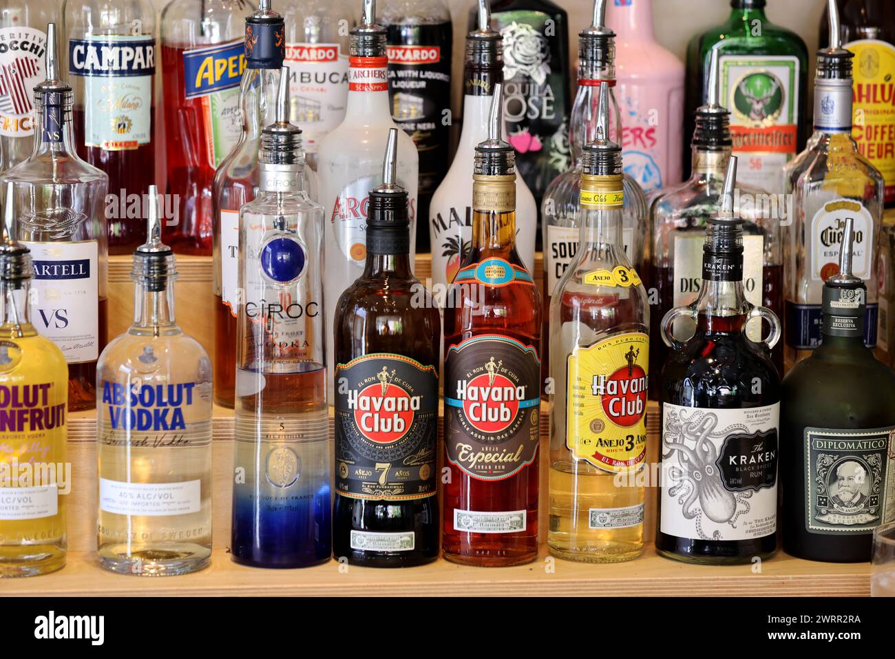A selection of alcoholic drinks and beverages pictured at bars and ...