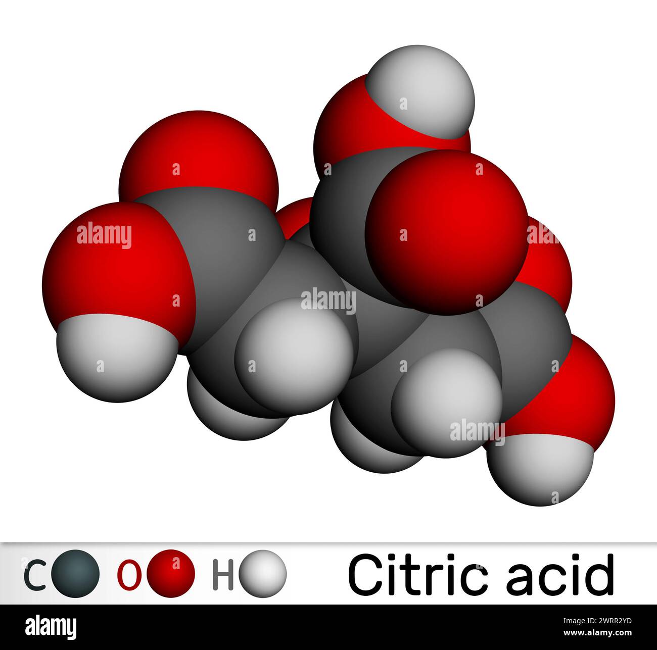 Citric acid molecular model hi-res stock photography and images - Alamy