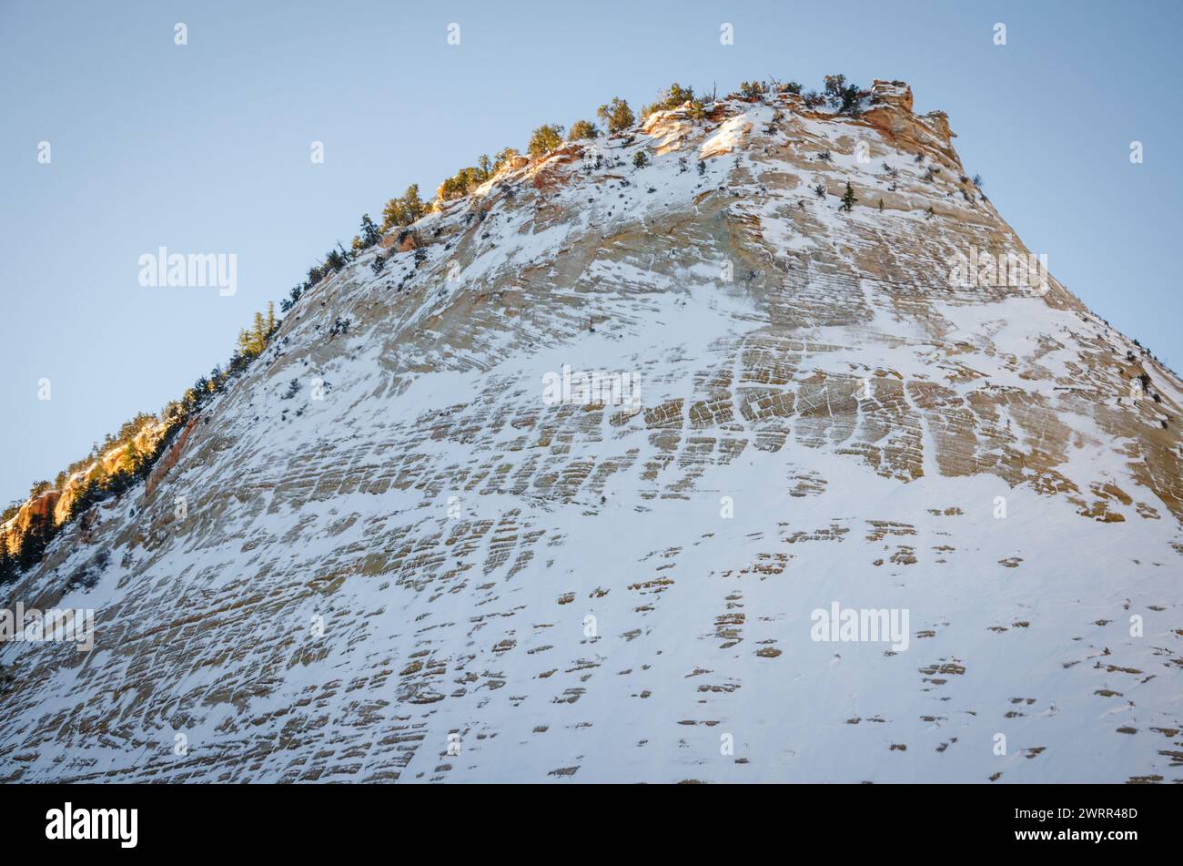 Checkerboard Mesa at Zion National Park in Utah, USA Stock Photo - Alamy