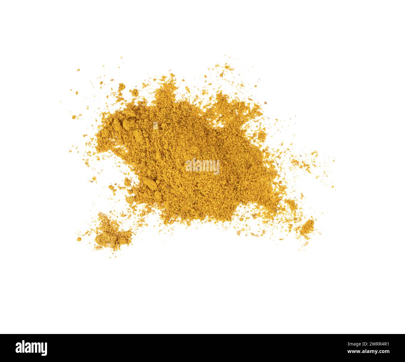 a pile of curry powder on a transparent background Stock Photo - Alamy