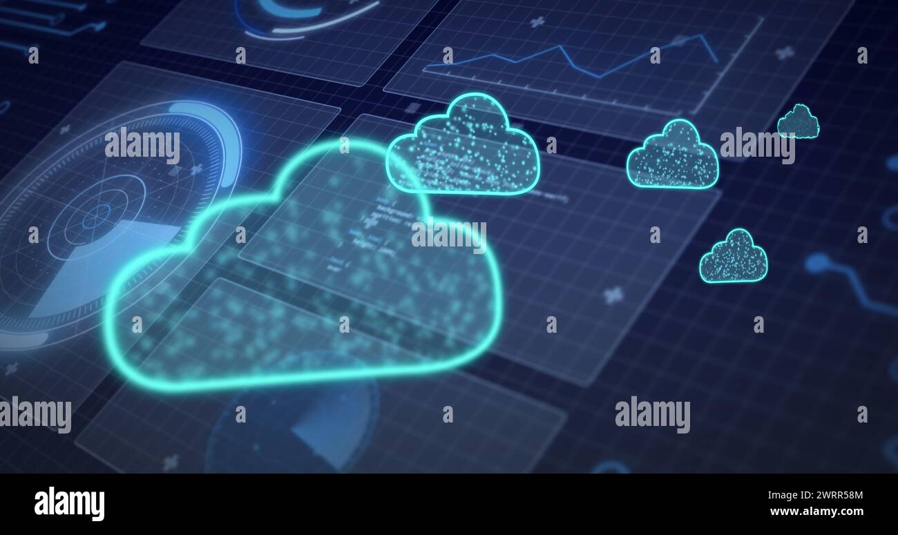 Database cloud icons hi-res stock photography and images - Alamy