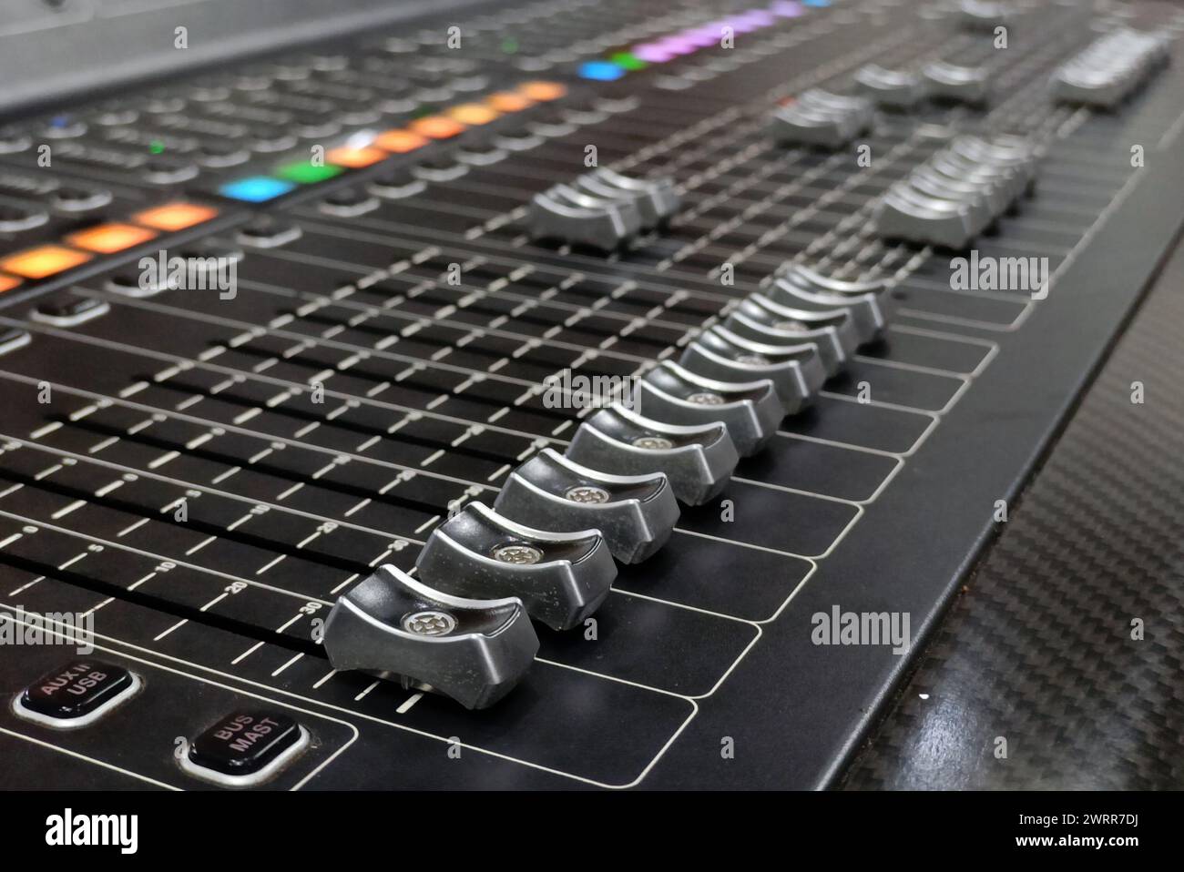 professional audio mixer Stock Photo - Alamy