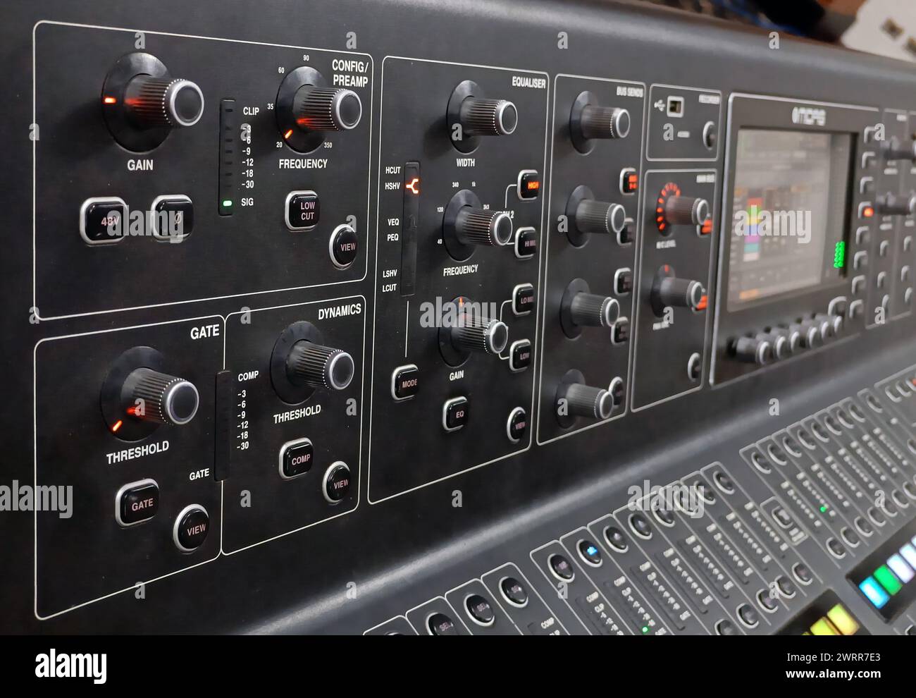 professional audio mixer Stock Photo - Alamy