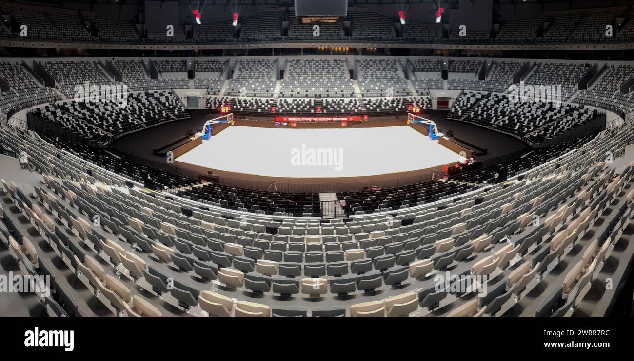Basketball Court Inside Football Pitch
