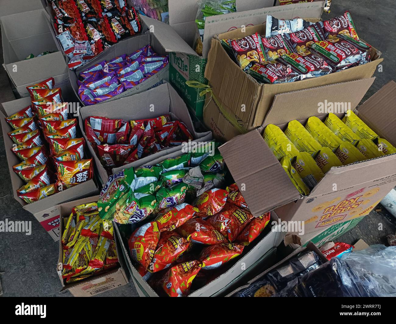 Jakarta, Indonesia - February 10, 2024 : Various brands of imported ...