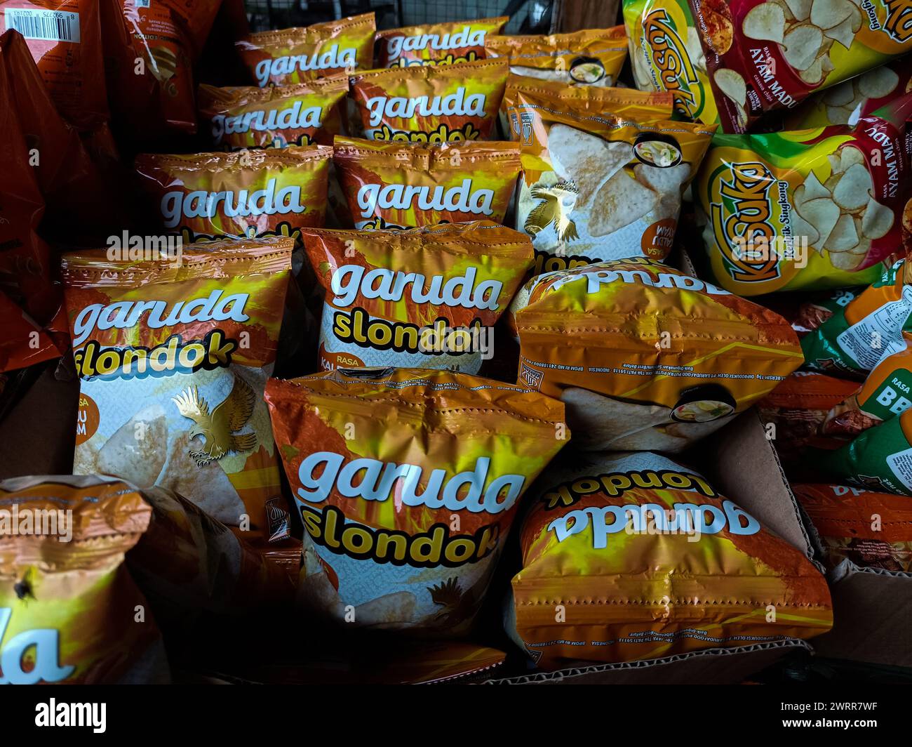 Jakarta, Indonesia - February 10, 2024 : Various brands of imported ...