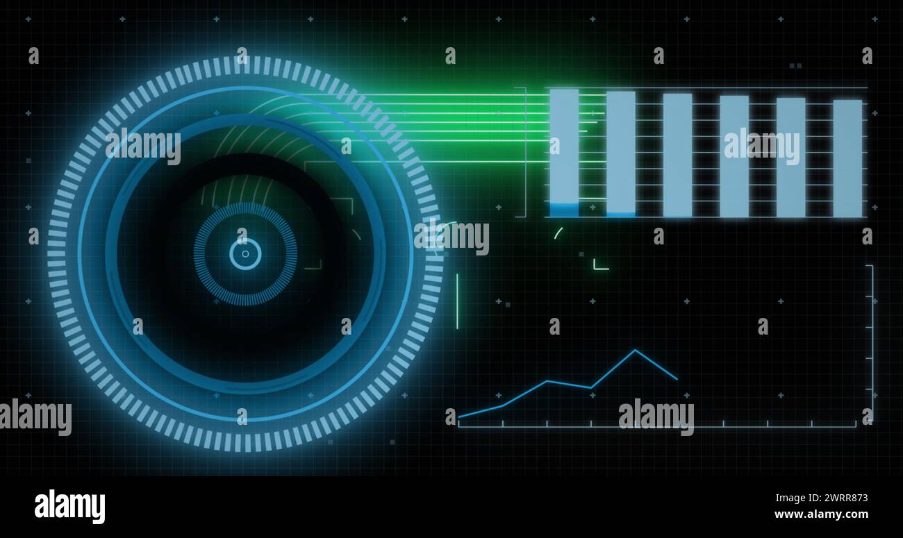Image of text scope scanning and data processing Stock Photo - Alamy