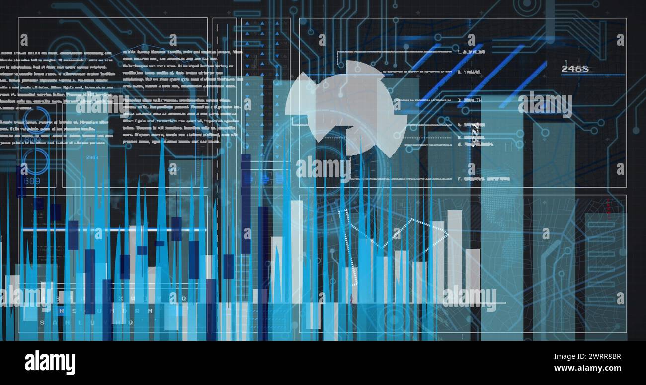 The image features a computer interface with a scope scanning and data ...