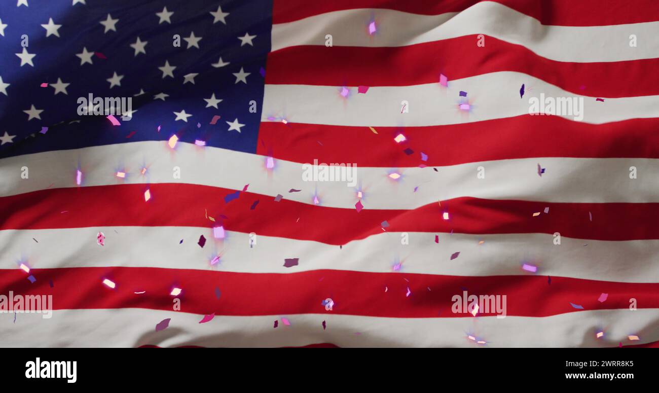 American flag confetti in hi-res stock photography and images - Alamy