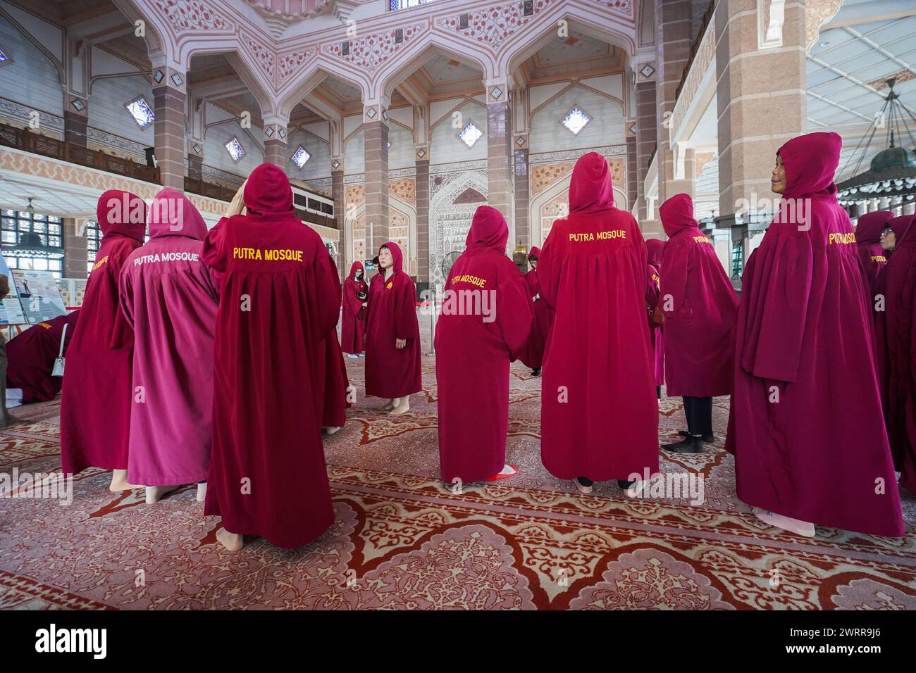 Putrajaya, Malaysia 14 March 2024 . Female visitors inside the Putra ...