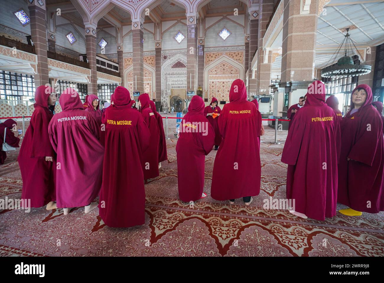 Putrajaya, Malaysia 14 March 2024 . Female visitors inside the Putra ...