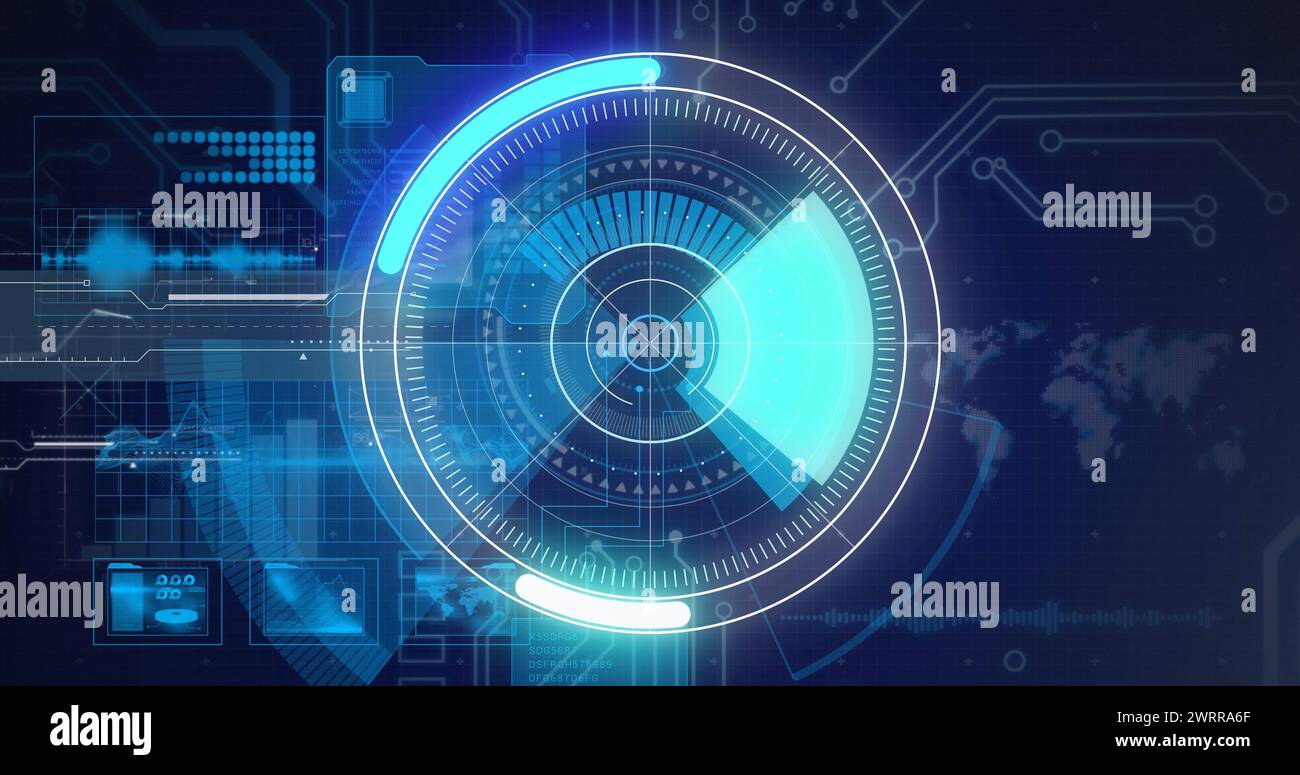 Image of scope scanning and data processing Stock Photo - Alamy
