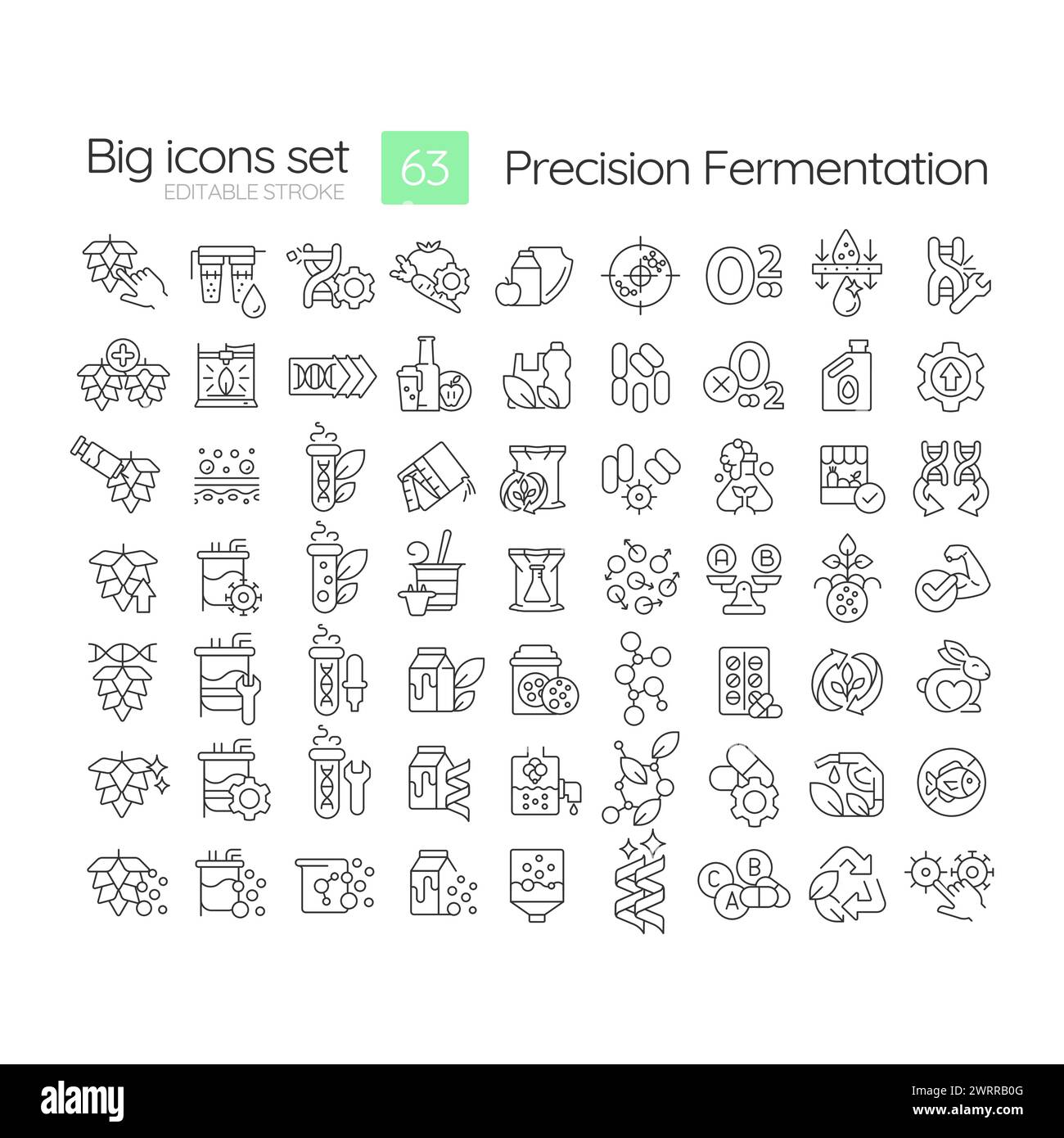 Precision fermentation linear icons set Stock Vector Image & Art - Alamy Precision fermentation linear icons set Stock Vector Image & Art - Alamy