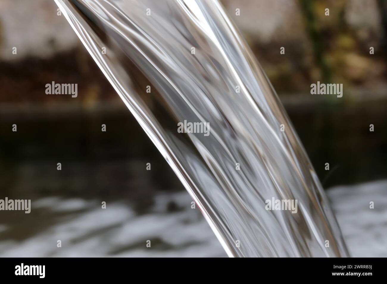 Pouring water. Flowing water texture background Stock Photo - Alamy
