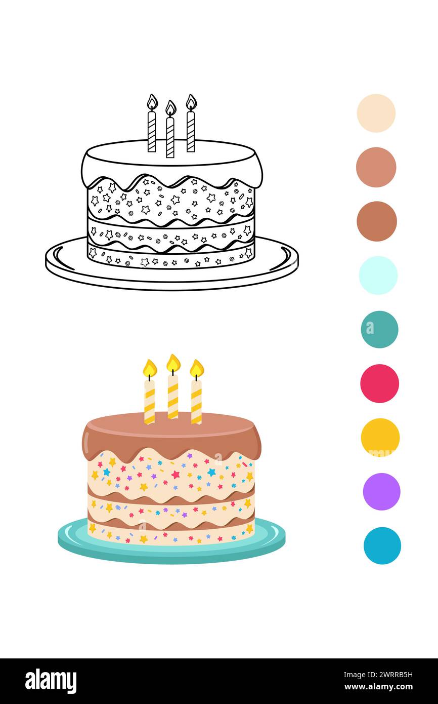 Delicious sweet cake with chocolate layers and icing. Delicious ...