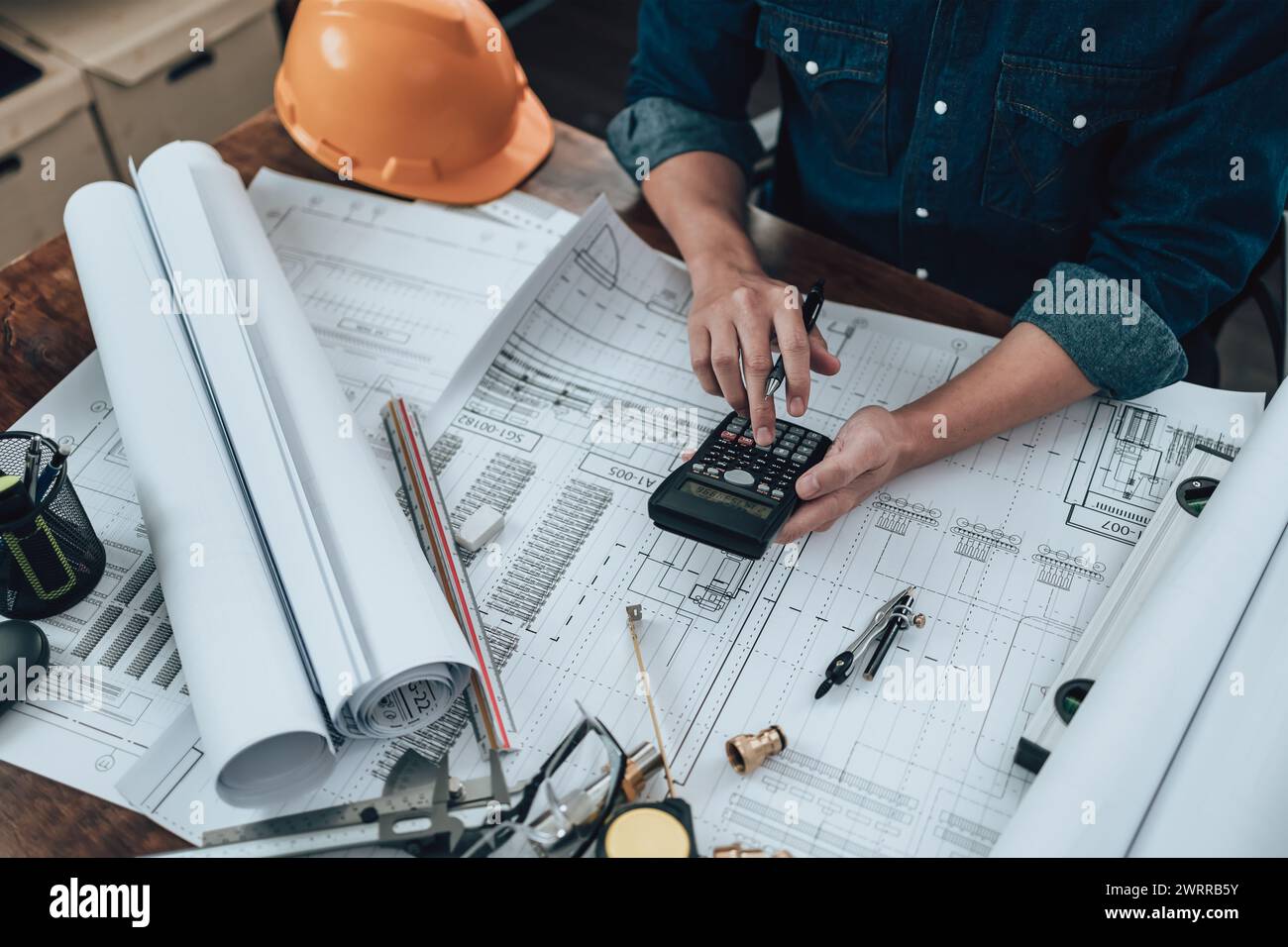 Engineering working with drawings inspection and press calculator on ...