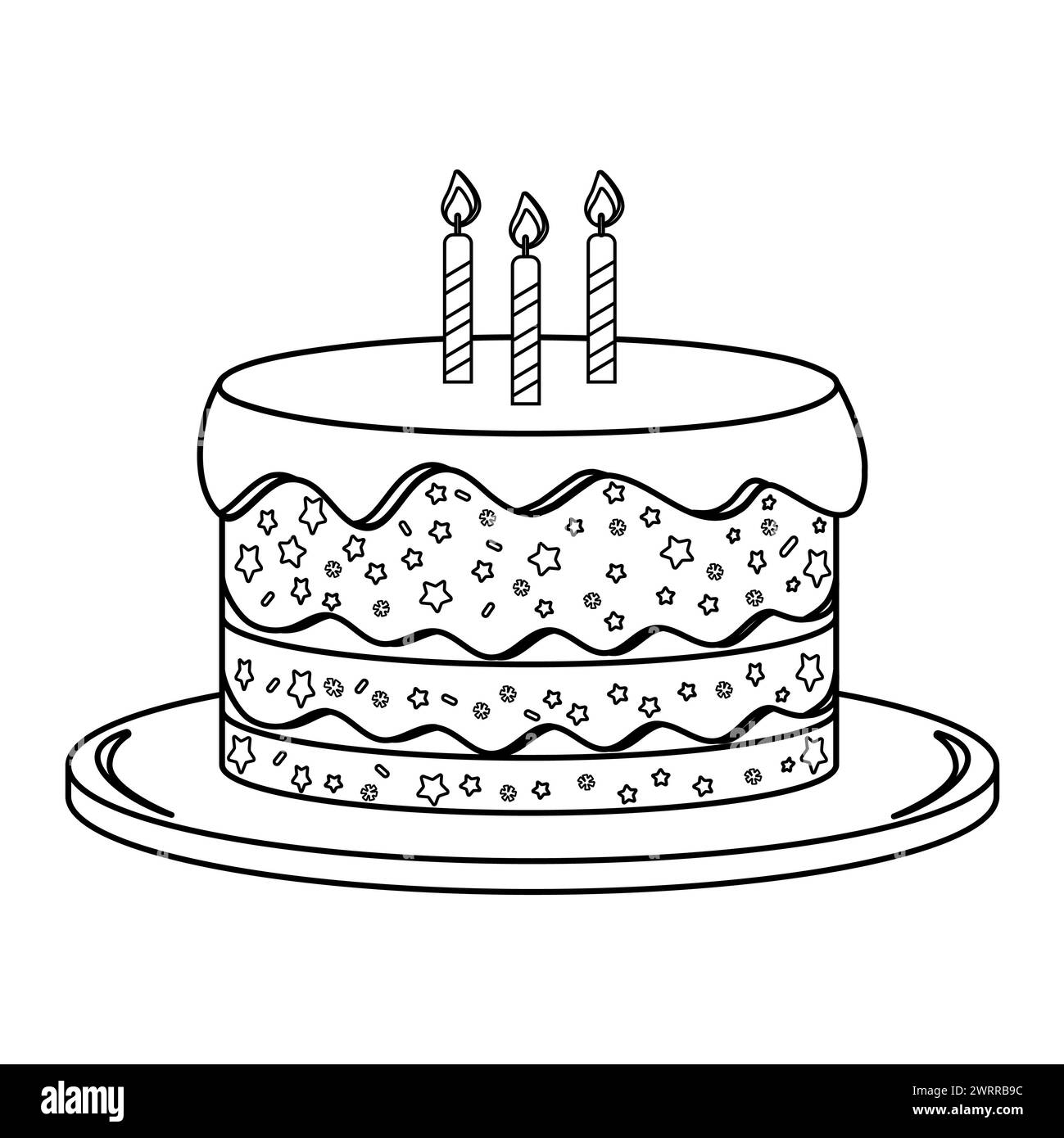 Delicious sweet cake with chocolate layers and icing. Delicious ...