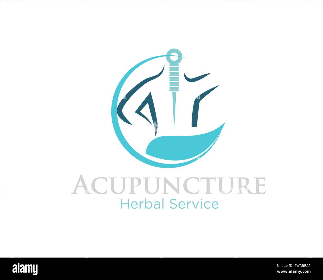 acupuncture leaf care logo designs for medical health herbal and ...