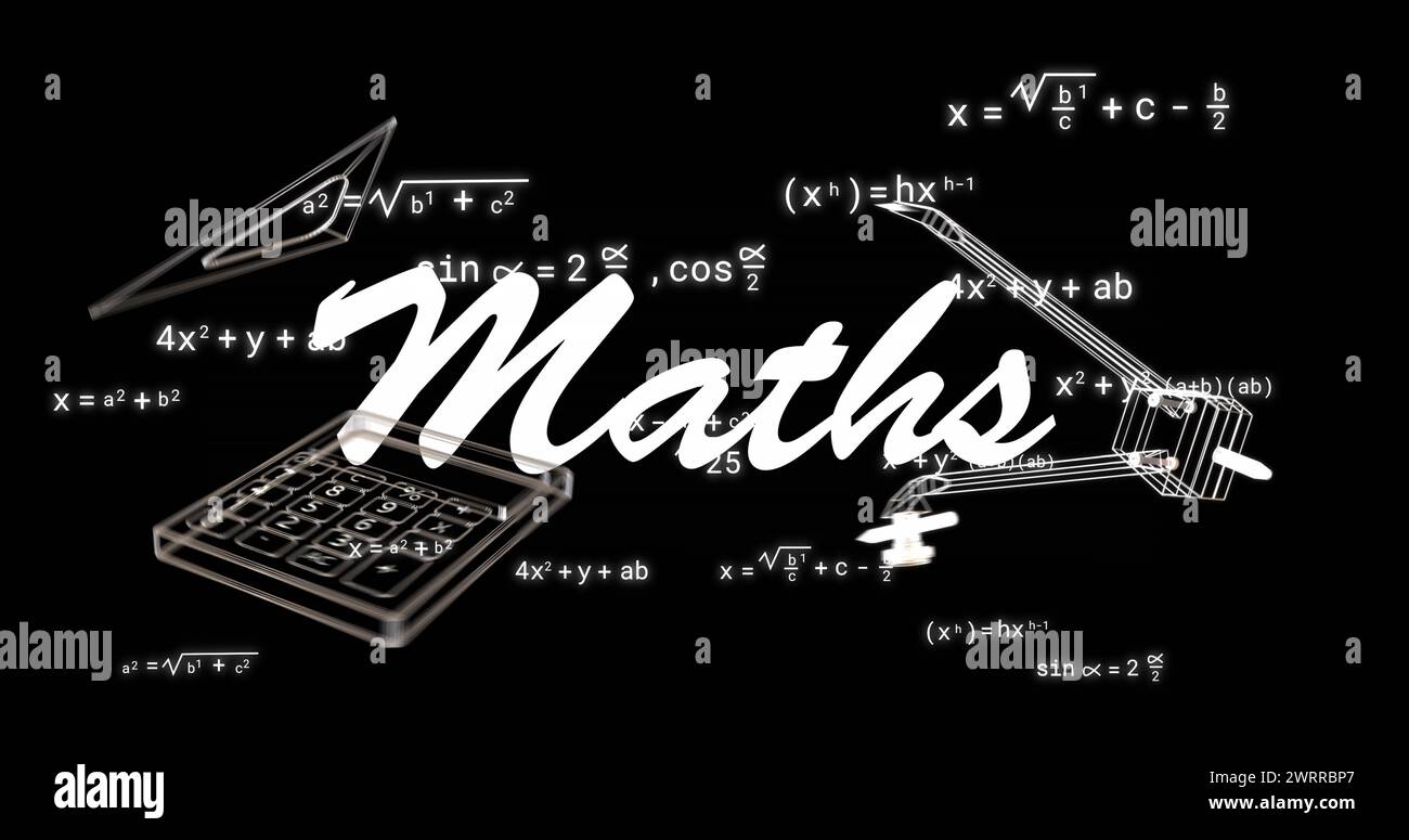 Maths background hi-res stock photography and images - Alamy