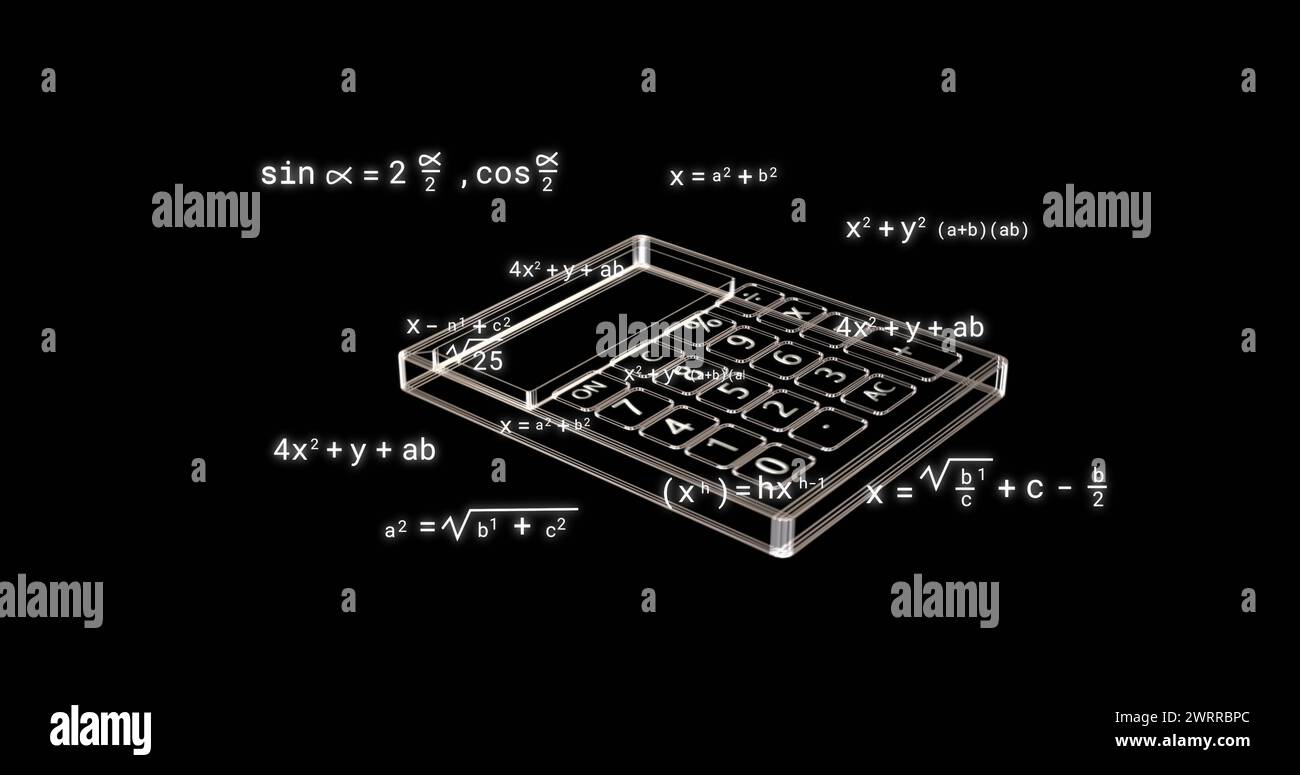 Black calculator calculation background hi-res stock photography and ...