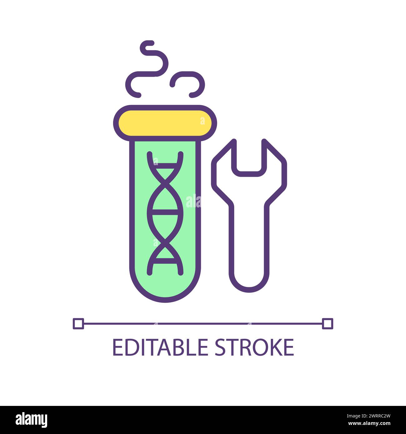 Genetic engineering process Stock Vector Images - Alamy