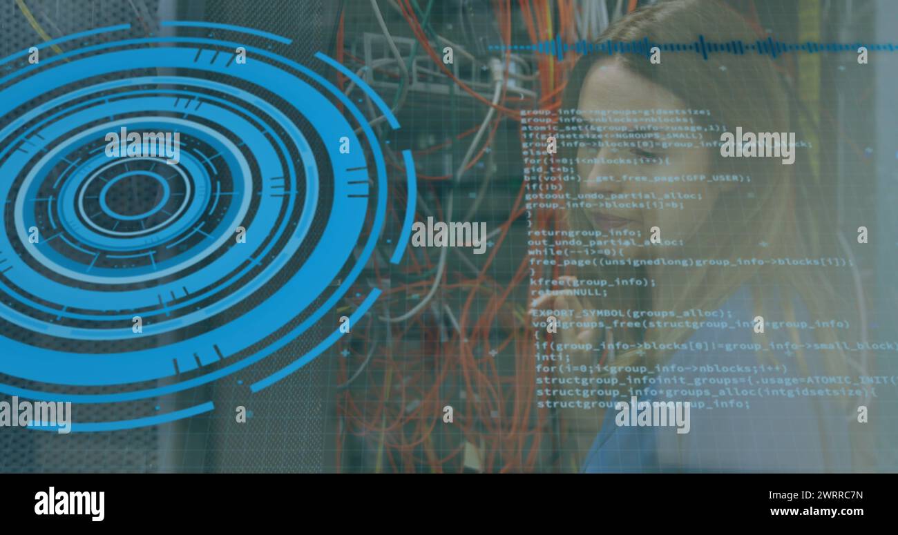 Image of statistics and data processing on grey background Stock Photo ...