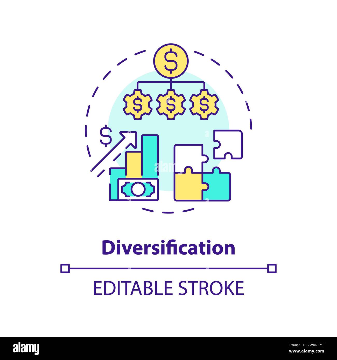 Diversification multi color concept icon Stock Vector Image & Art - Alamy Diversification multi color concept icon Stock Vector Image & Art - Alamy