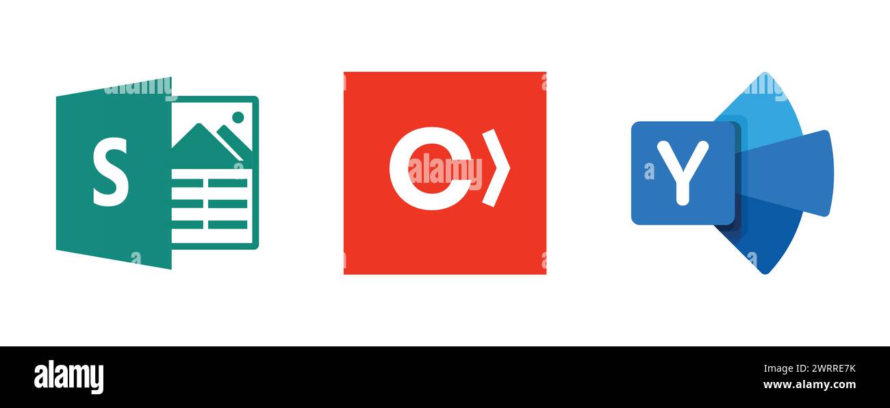 Microsoft yammer Stock Vector Images - Alamy