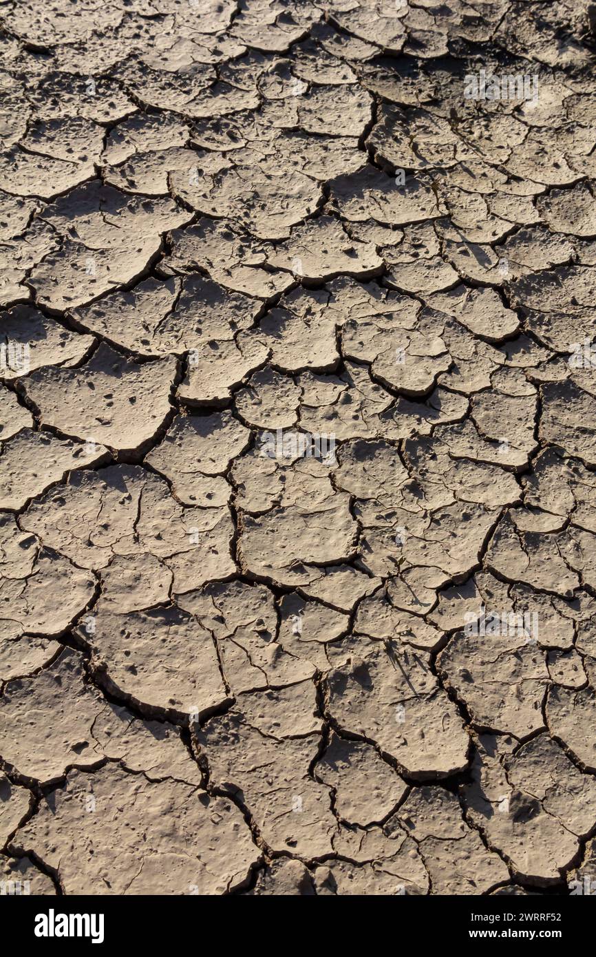 Wall texture soil dry crack pattern of drought lack of water of nature ...