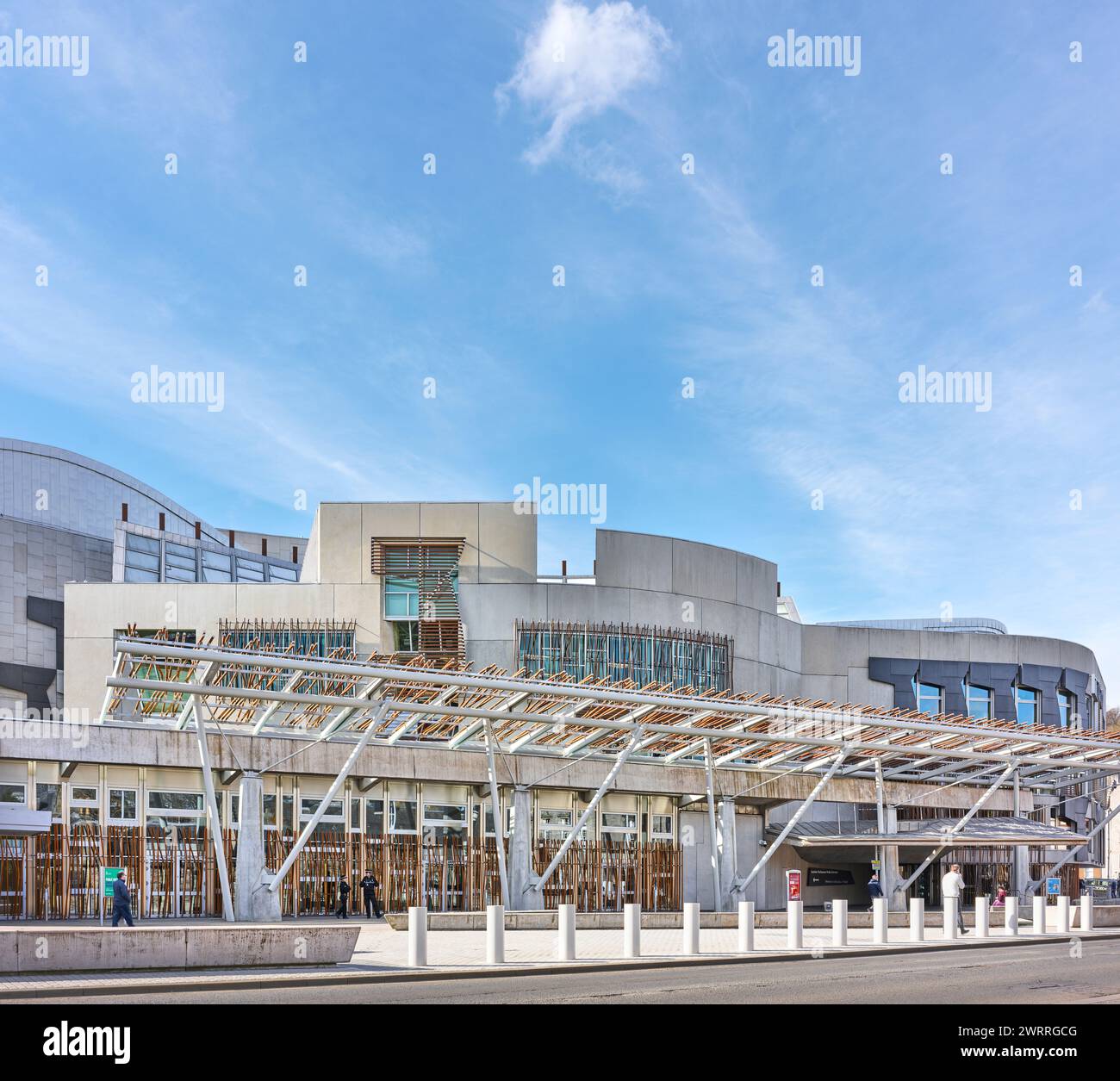 The scottish parliament building, Holyrood, Edinburgh, Scotland Stock ...