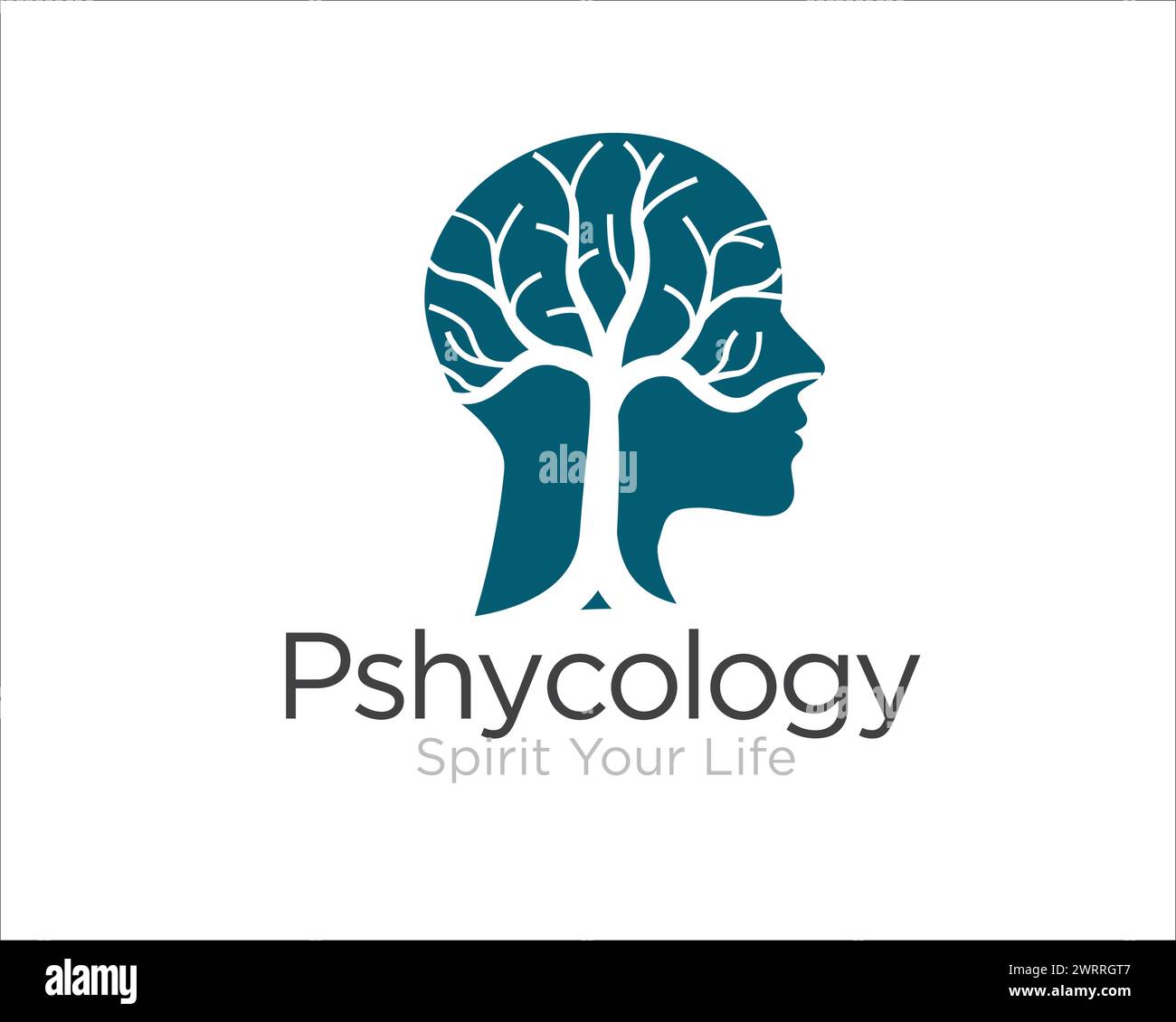 psychology brain tree logo designs for mental health service and clinic ...