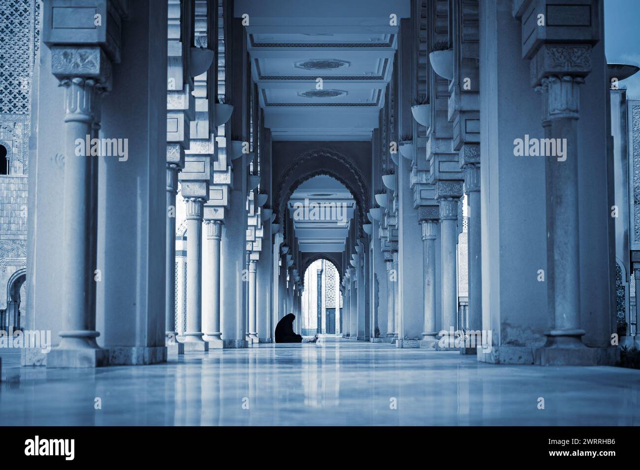 A scenic view of Morocco's architectural wonders with stunning columns ...