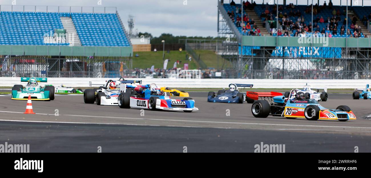 Close Racing action, during the Derek Bell Trophy for HSCC Formula ...