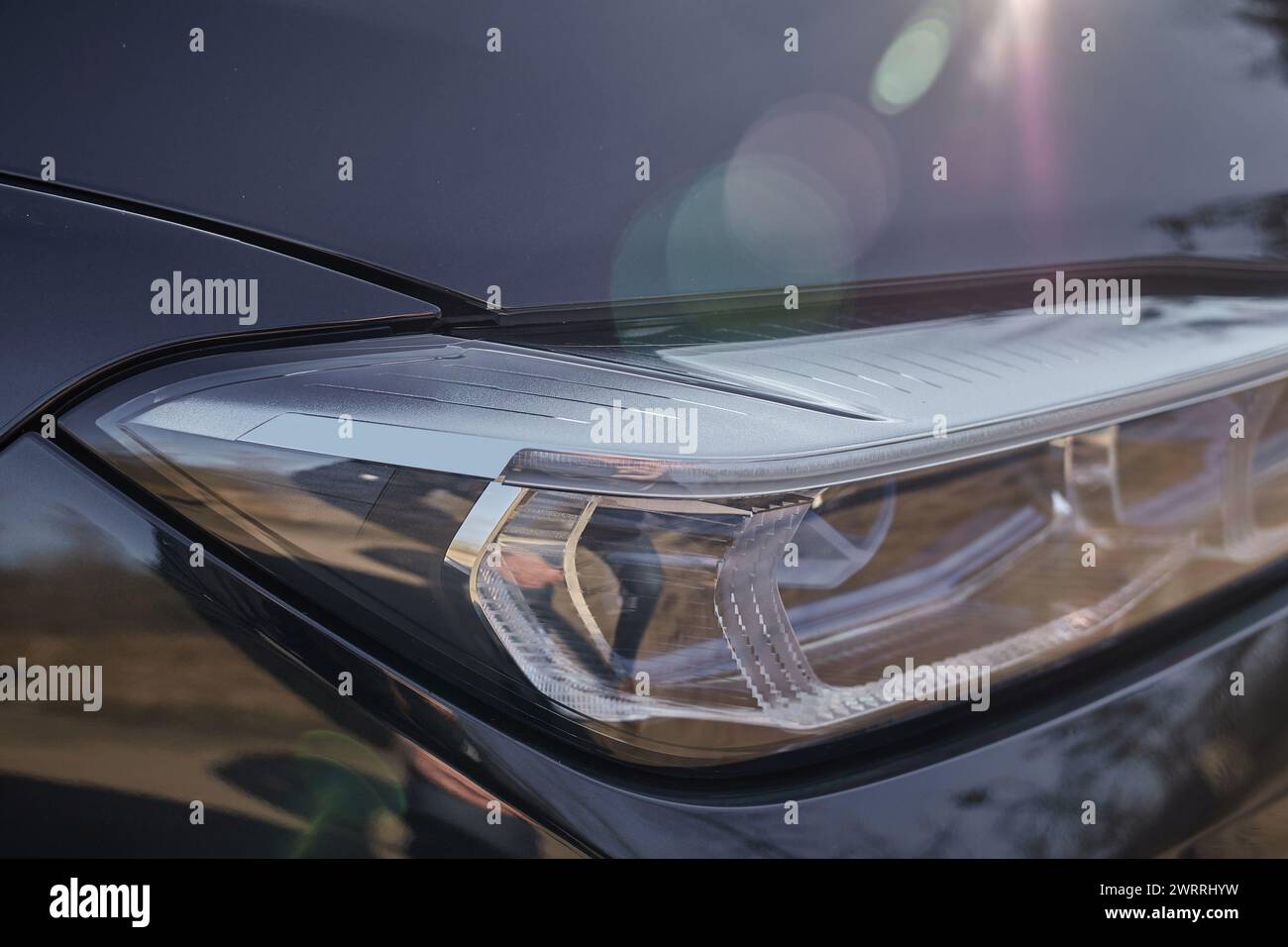City car front hi-res stock photography and images - Alamy