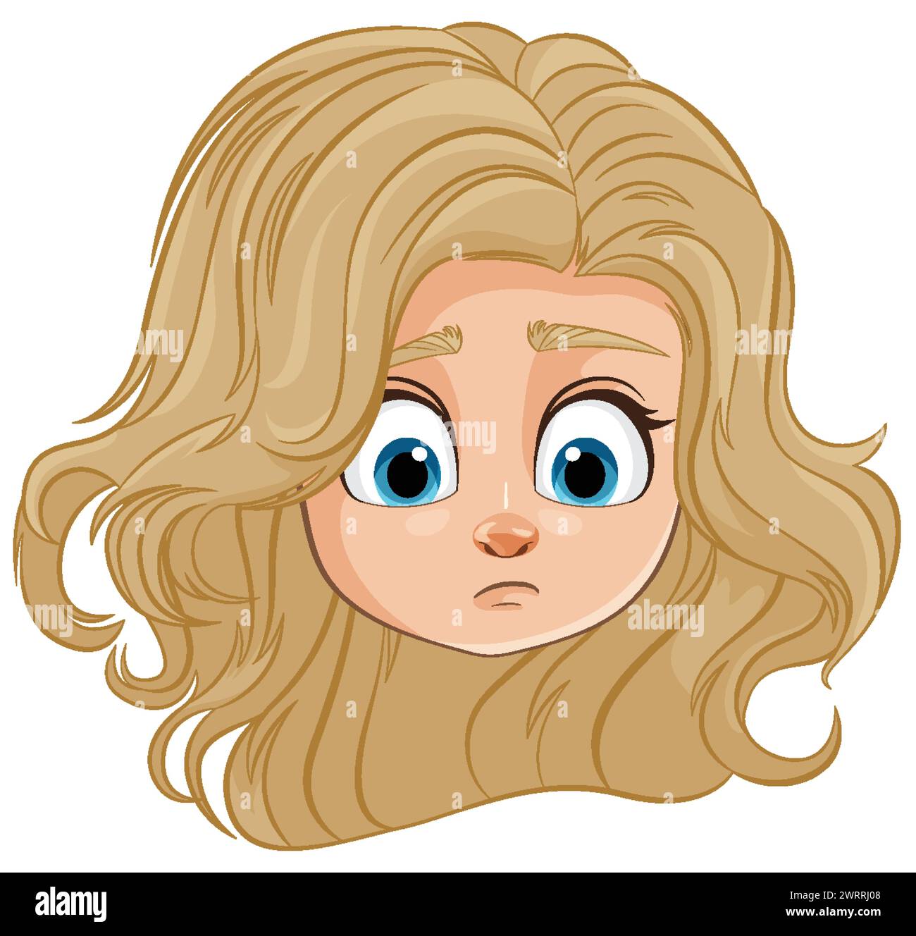 Concerned eyes Stock Vector Images - Alamy