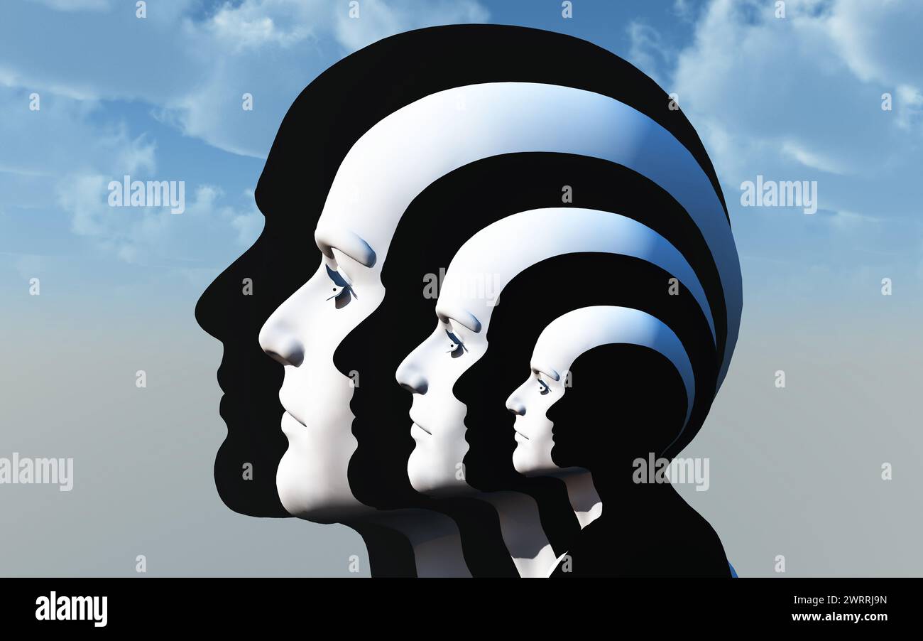 With profiles hi-res stock photography and images - Alamy