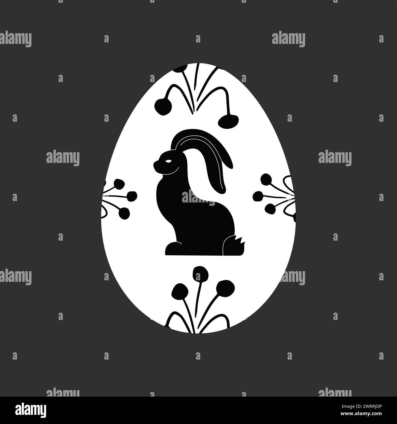Egg shape cut in Black and White Stock Photos & Images - Alamy