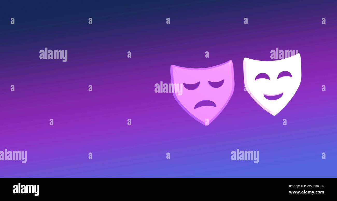 Happy sad mask hi-res stock photography and images - Alamy