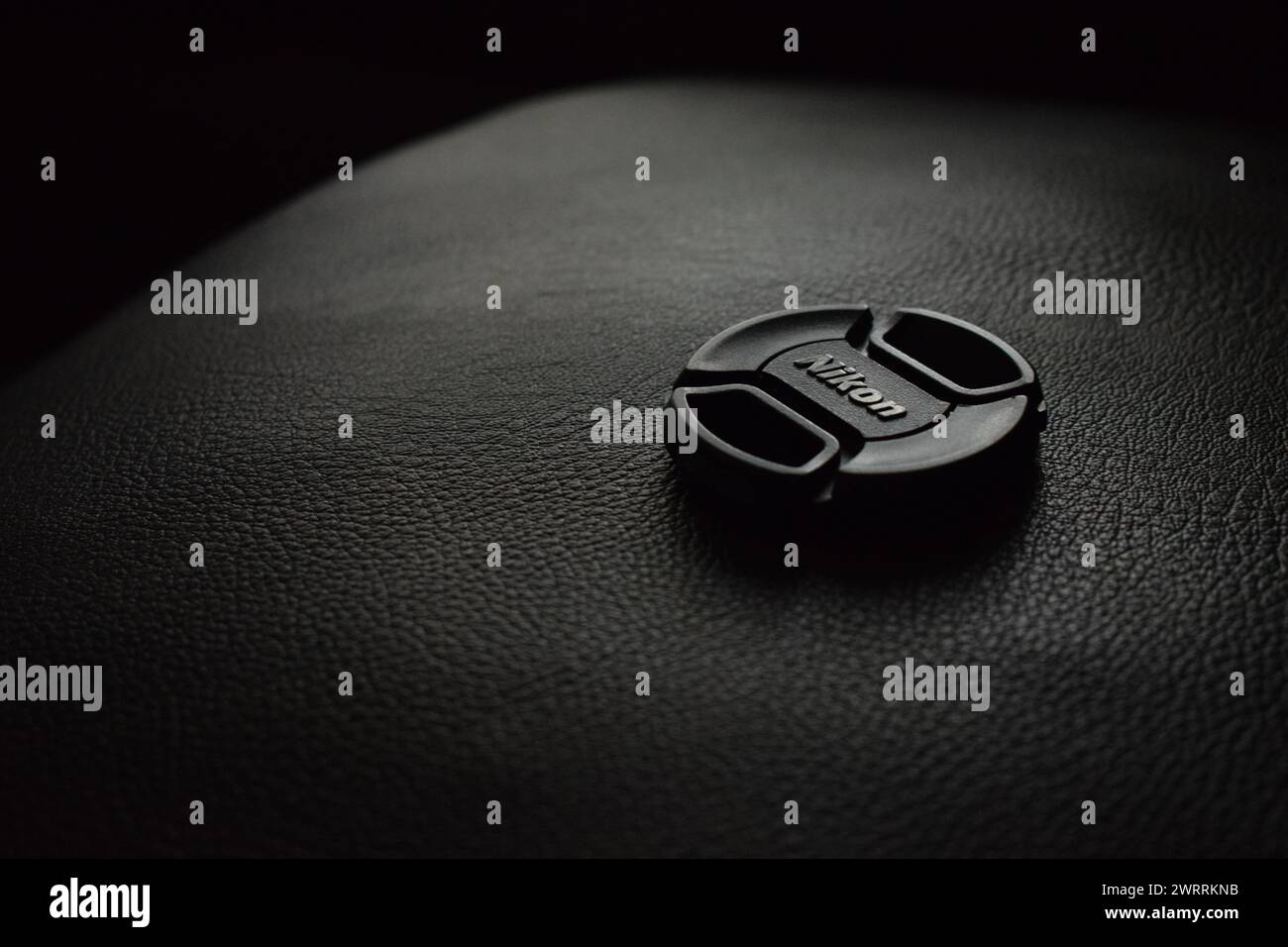 Reflection of light from a object with a lustrous background Stock ...