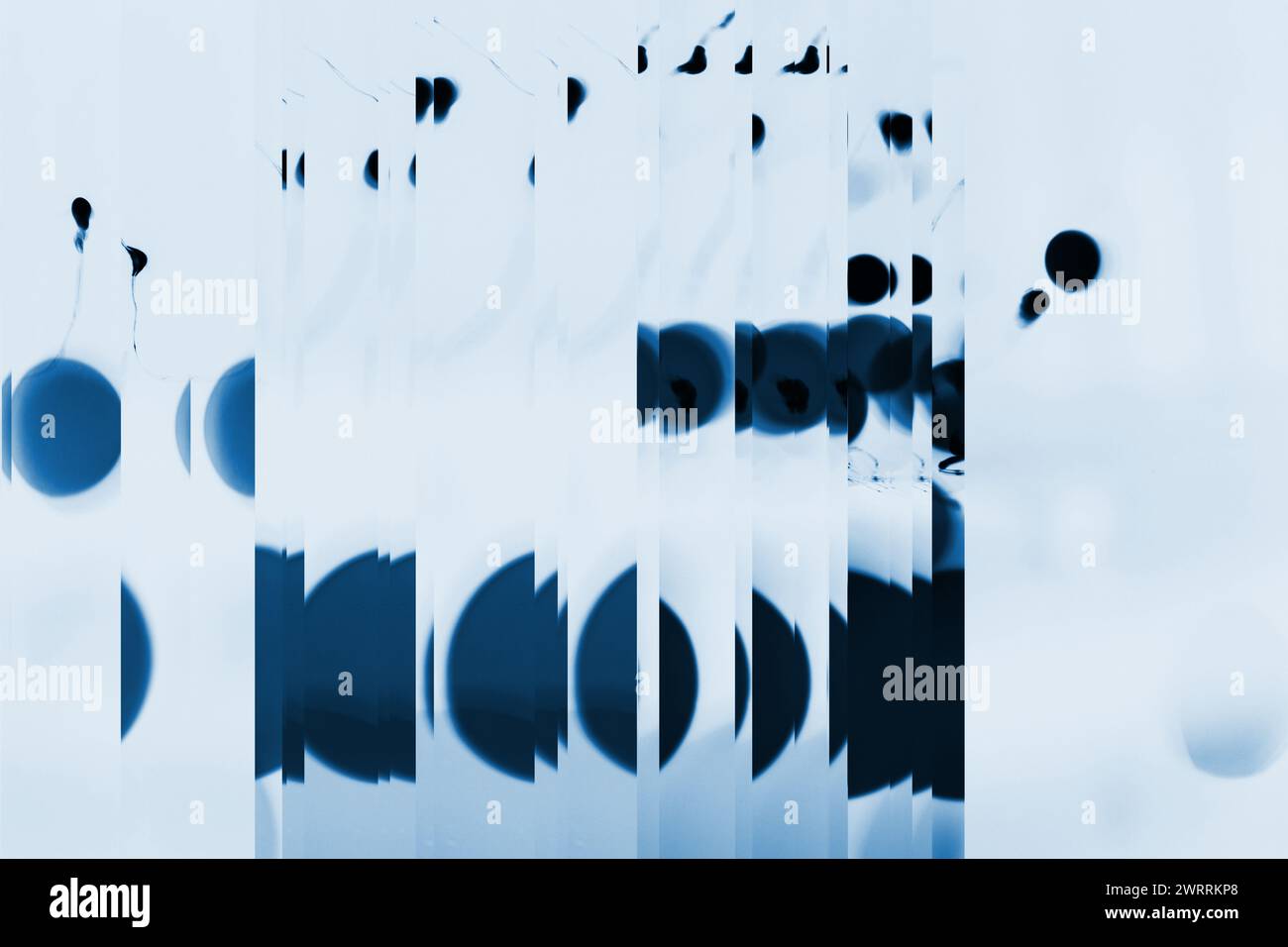 Abstract image featuring a blurred blue and white color scheme ...