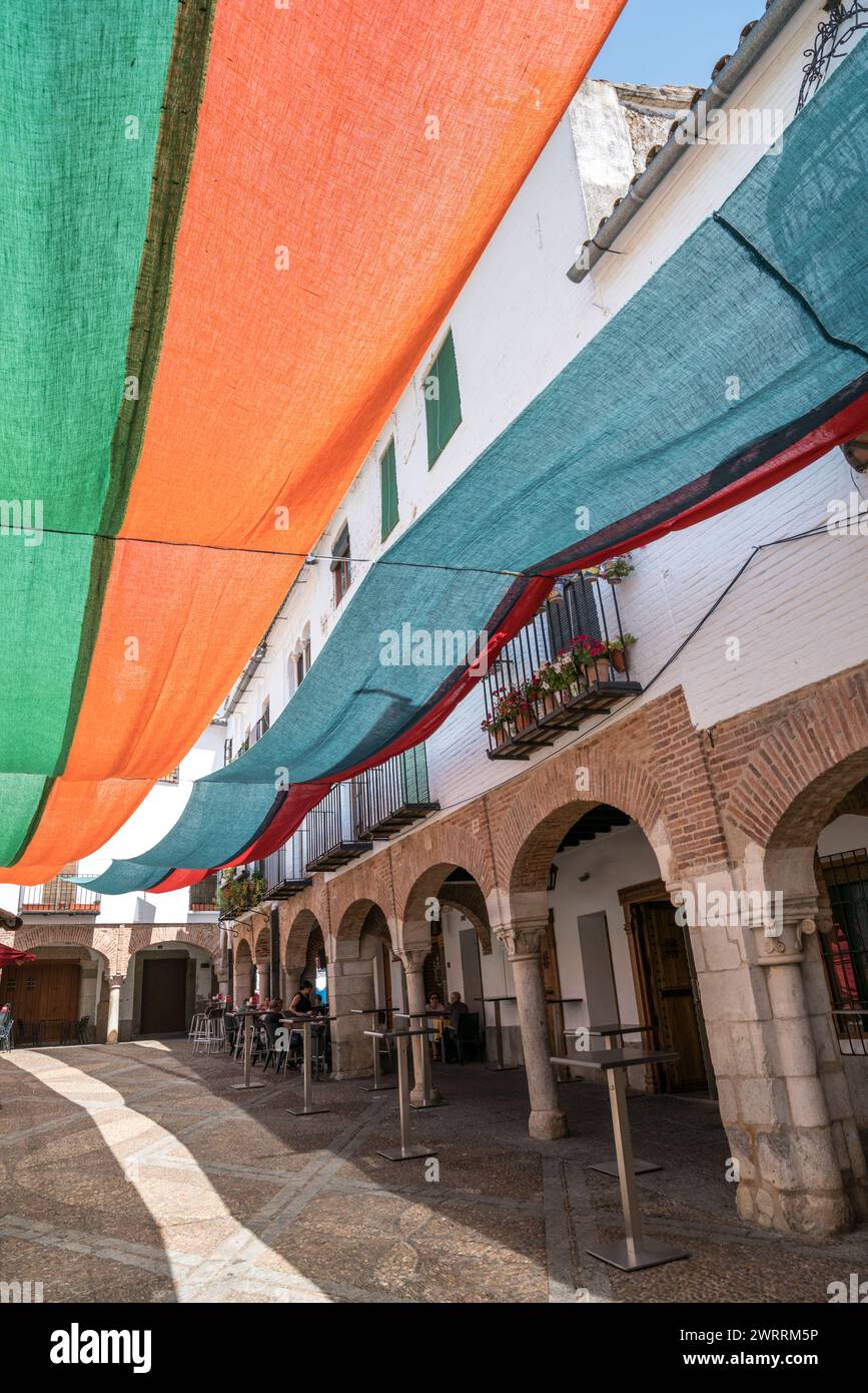 Plaza Chica in Zafra, Extrenadura, Spain Stock Photo - Alamy