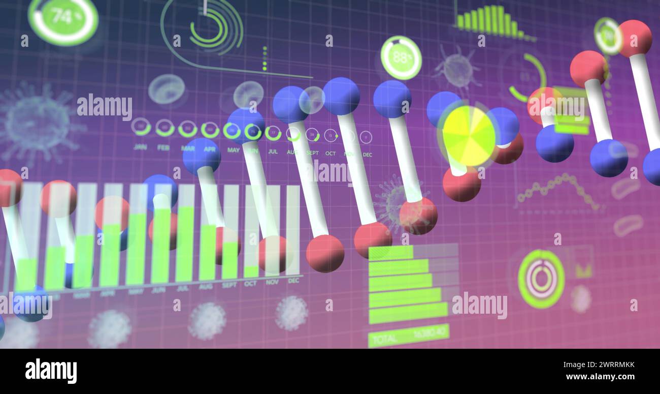 Dna strand network connections hi-res stock photography and images - Alamy