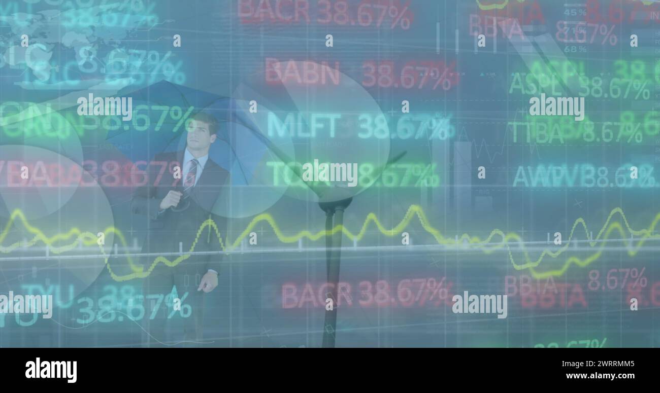 Financial data charts graphs fluctuating hi-res stock photography and ...