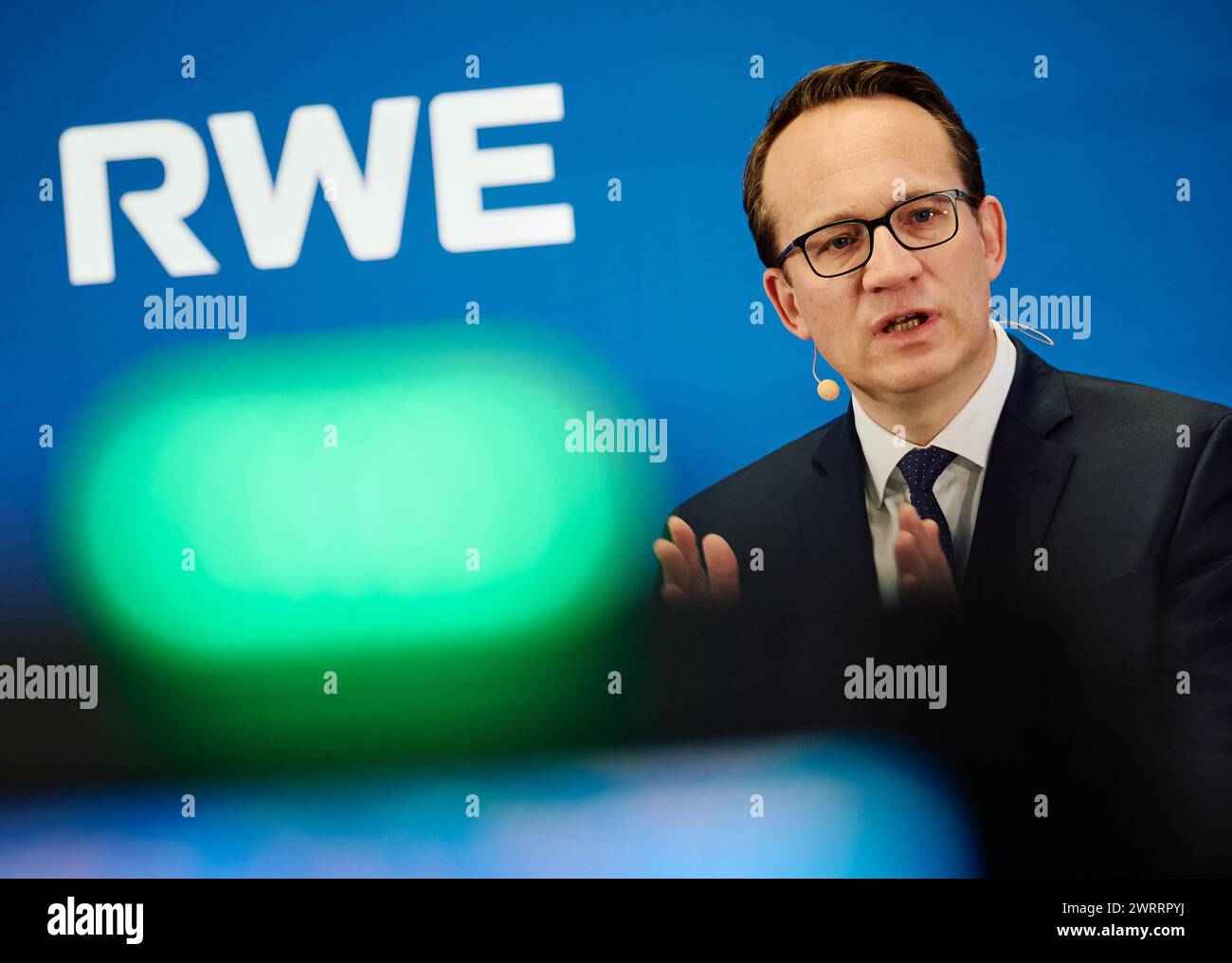 Essen, Germany. 14th Mar, 2024. Markus Krebber, CEO of the energy group ...