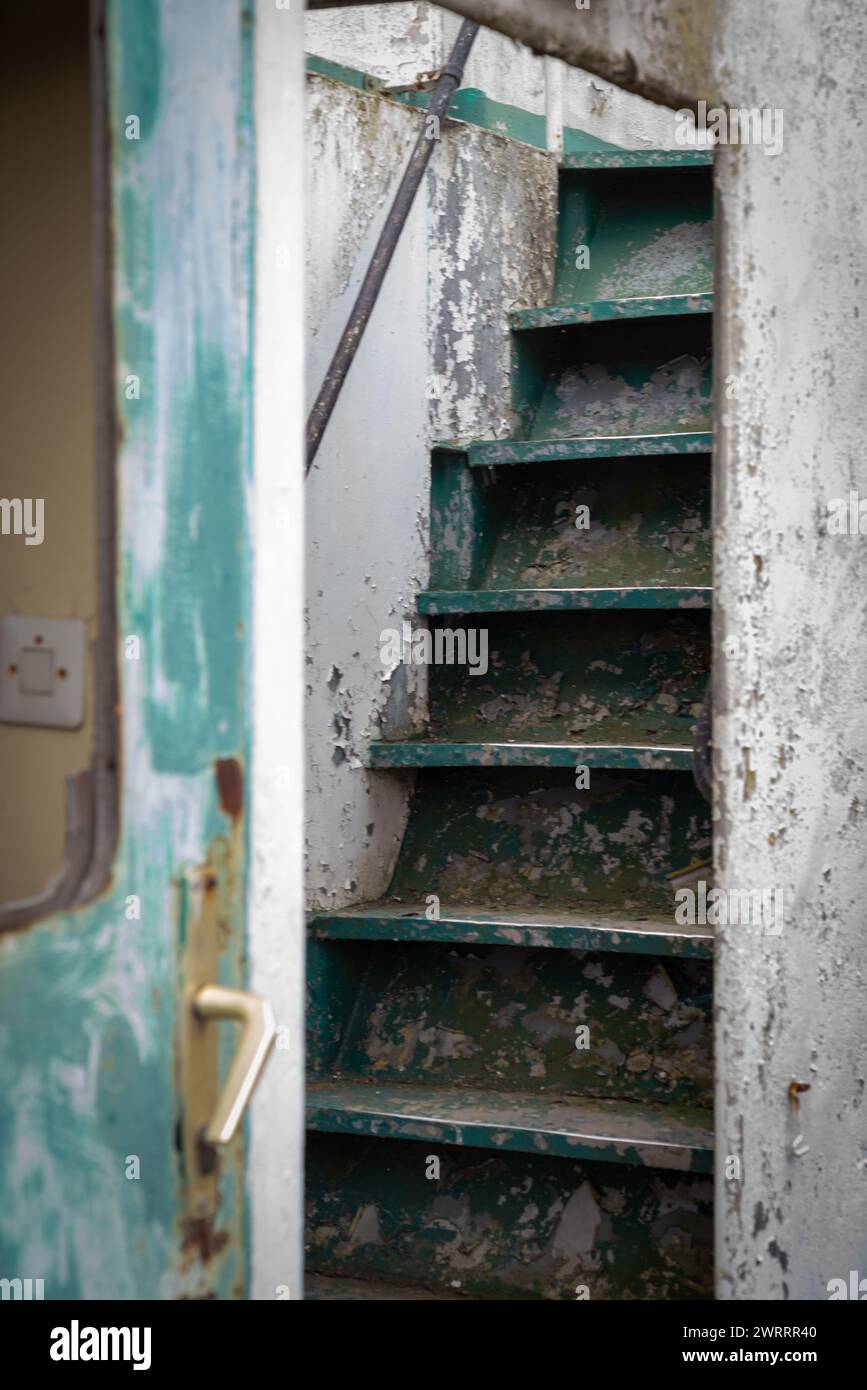 Old river vessels rust on dock repair shop Stock Photo - Alamy