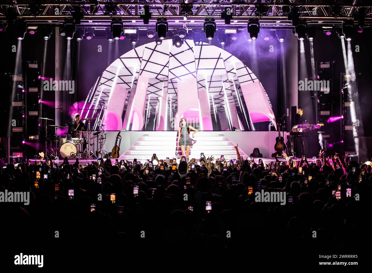 Milan, Italy. 13th Mar, 2024. The American singer-songwriter MADISON ...