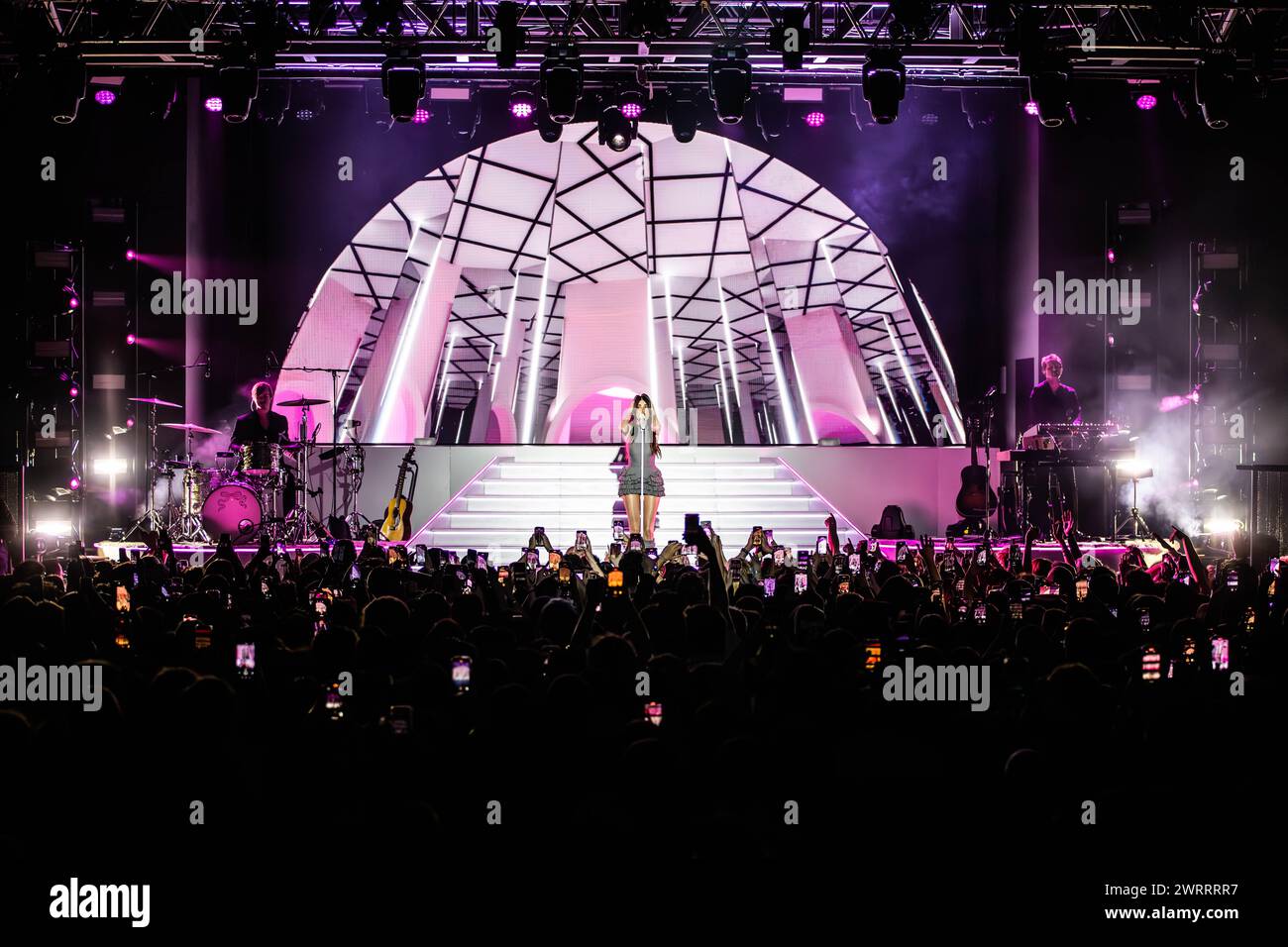 Milan, Italy. 13th Mar, 2024. The American singer-songwriter MADISON ...
